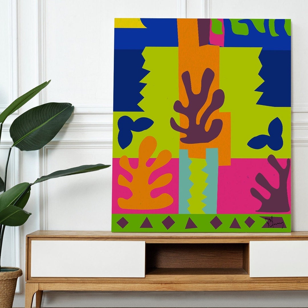 Colorful Poster Wall Art for Download, Self-print - Etsy