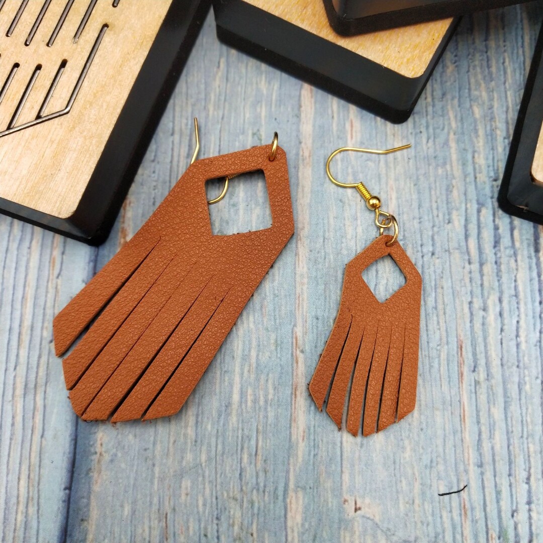 Fringe Earring Die Cut Mold, Leather, Fabric Cutting - Etsy