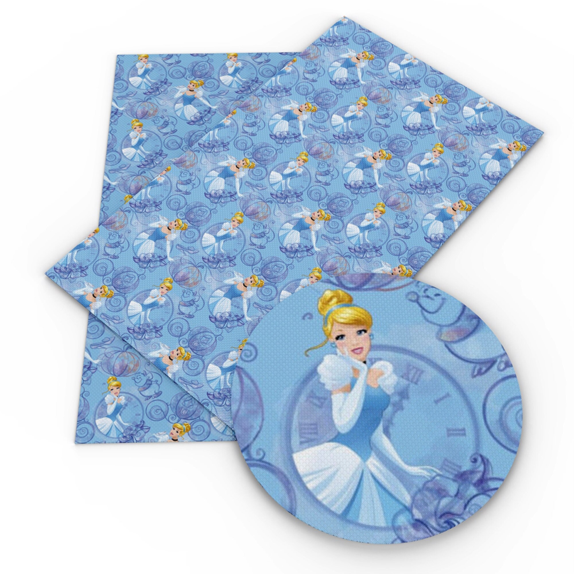 7.7x12.9 Inch or 11x55 Inch Cartoon Princess Ella Faux Leather - Etsy