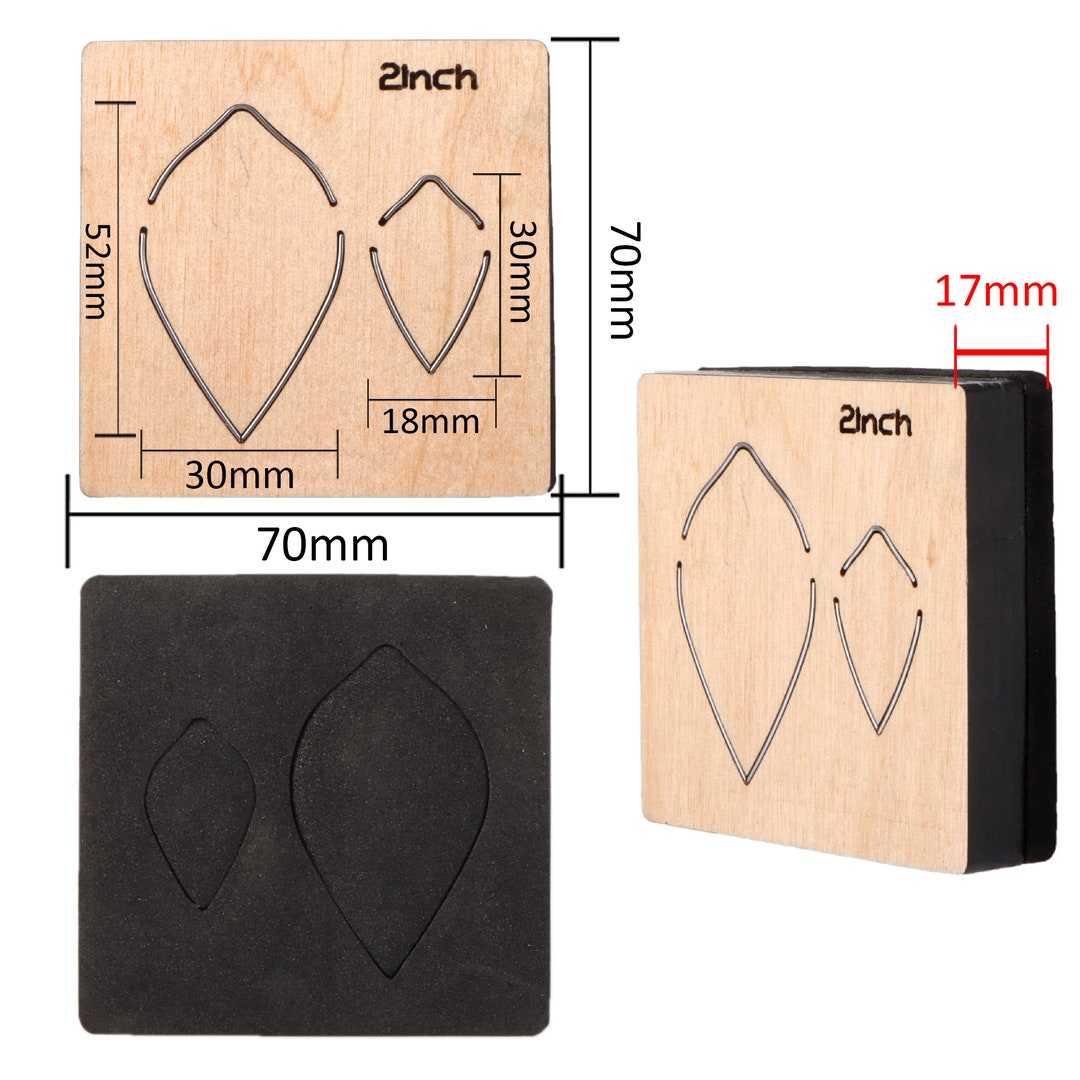 Diy Knife Mold Bow Wooden Cutting Dies Leather Mold Earring Suitable ...