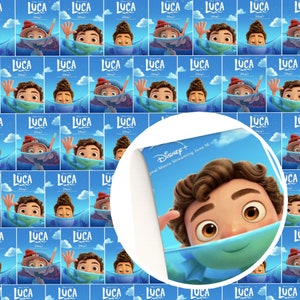 7.7x12.9 Inch Cartoon Luca Summer Faux Leather Sheets DIY Earring Hair ...