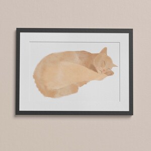 Cat Printable Art Cat Only - Cat Series 03 - Etsy