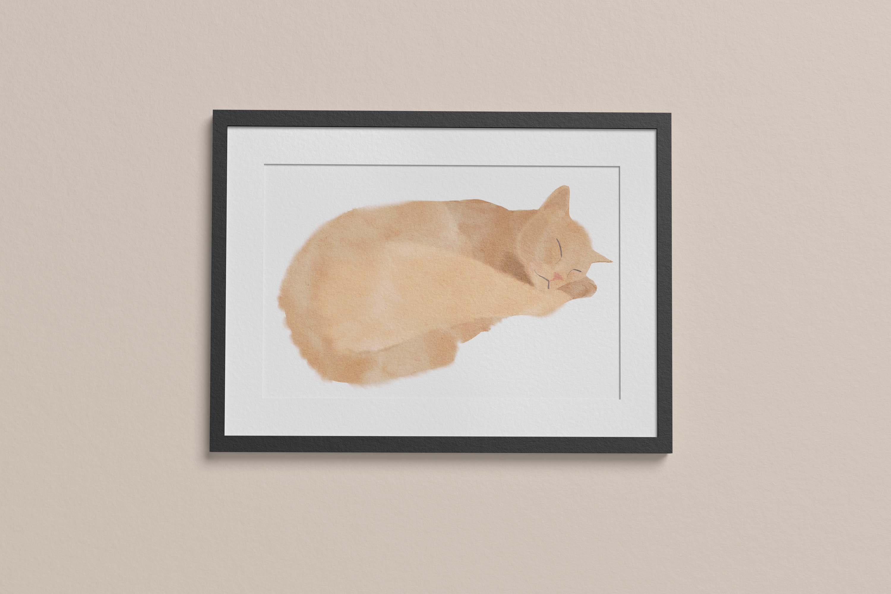 Cat Printable Art Cat Only - Cat Series 03 - Etsy