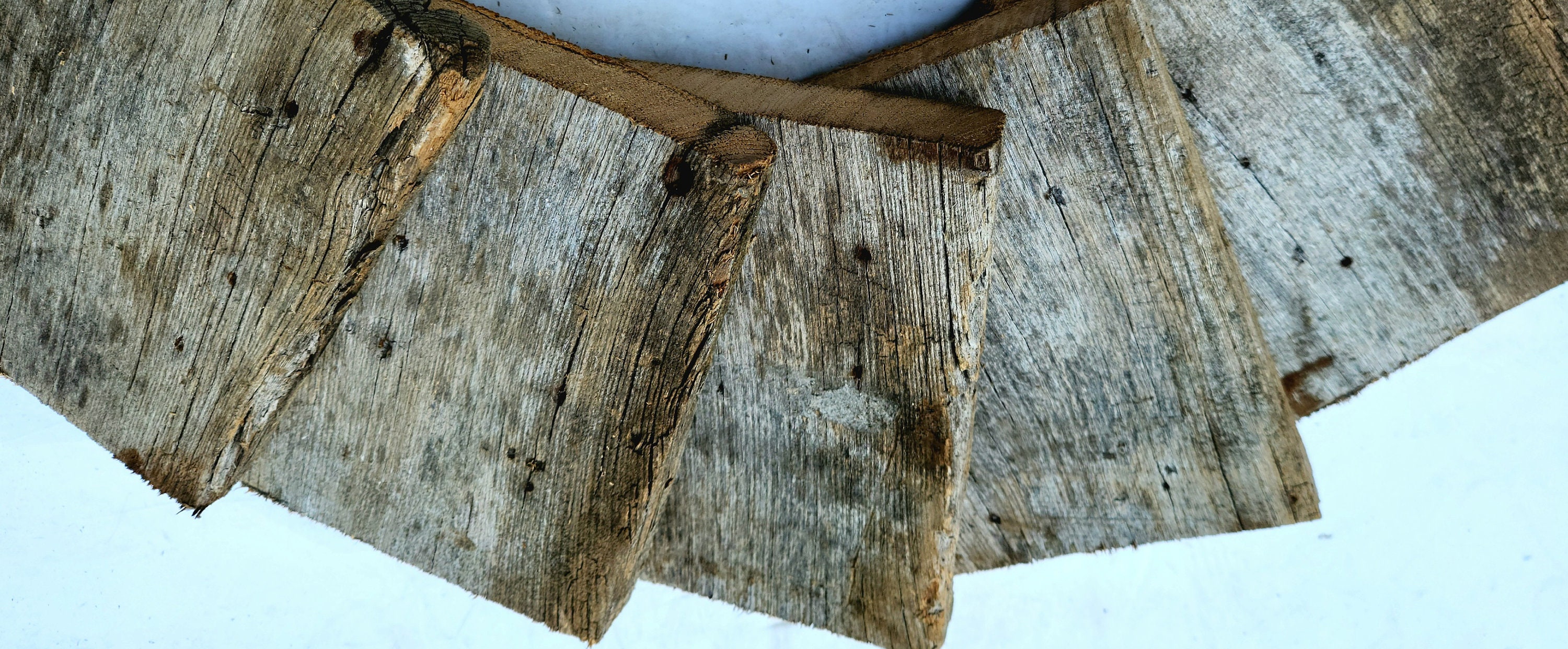 Reclaimed Wood Barn Boards 6x 8 Pieces - Etsy