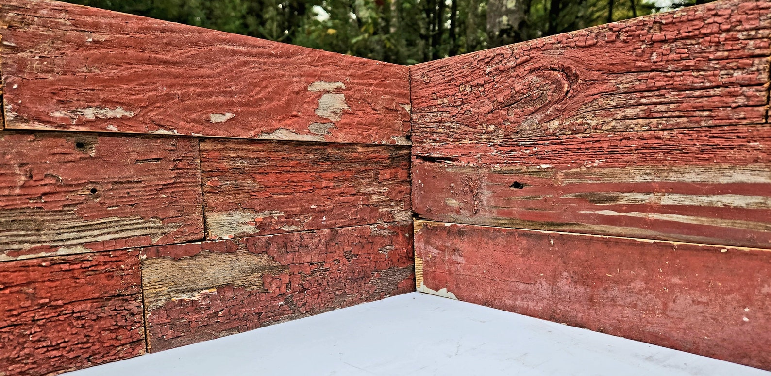 Reclaimed Barn Wood Weathered Red 24 Pieces - Etsy