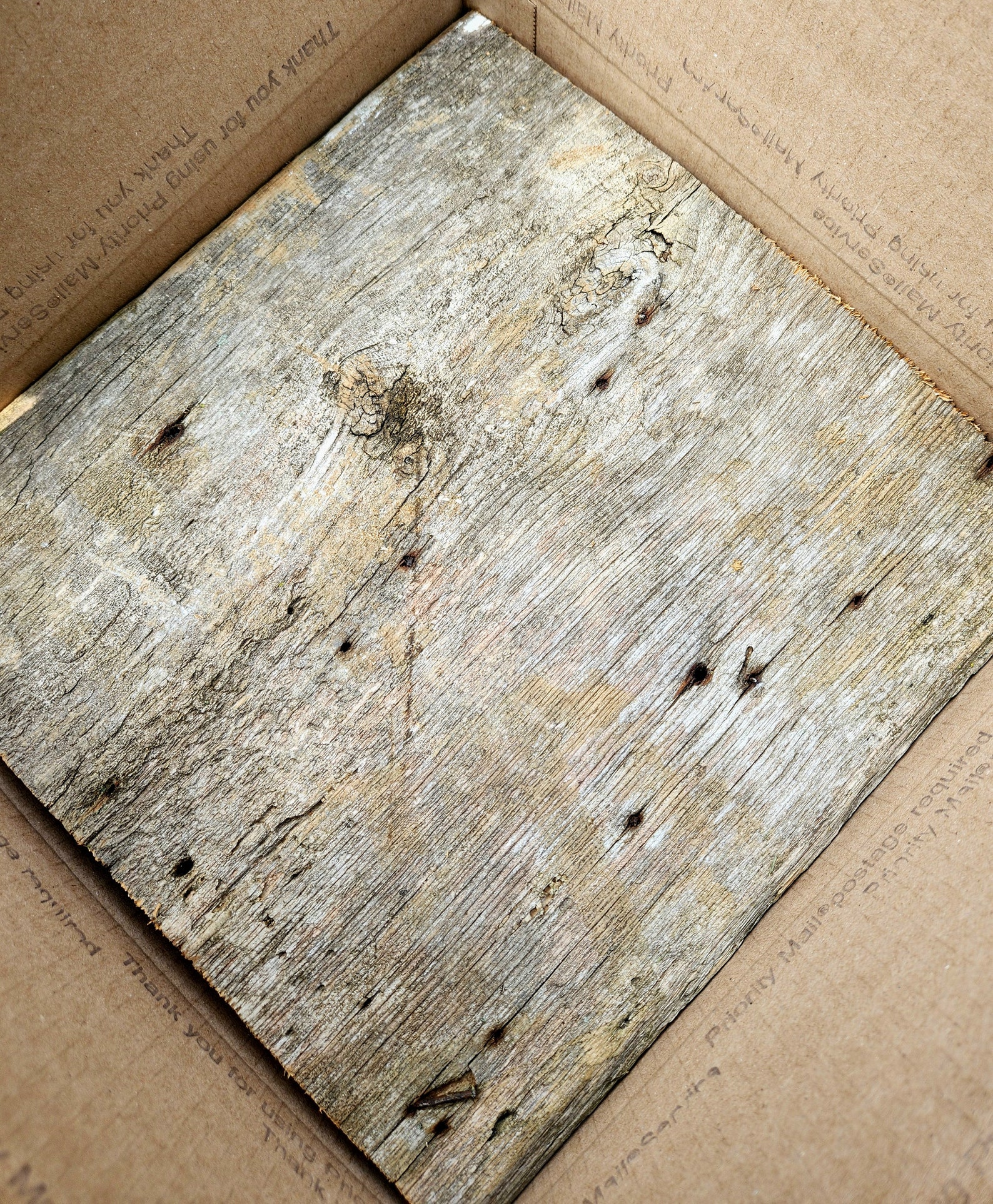 Reclaimed Wood Board 5 Pack Weathered Barnwood 12"x12" - Etsy
