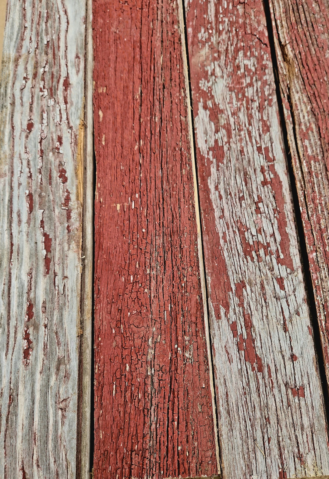 Reclaimed Barn Wood Salvaged Barn Board (10) Pieces 36" Inch Long Faded ...