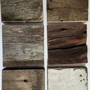 Reclaimed Wood Blocks Barn Wood Tiles Vintage Barnwood - Etsy