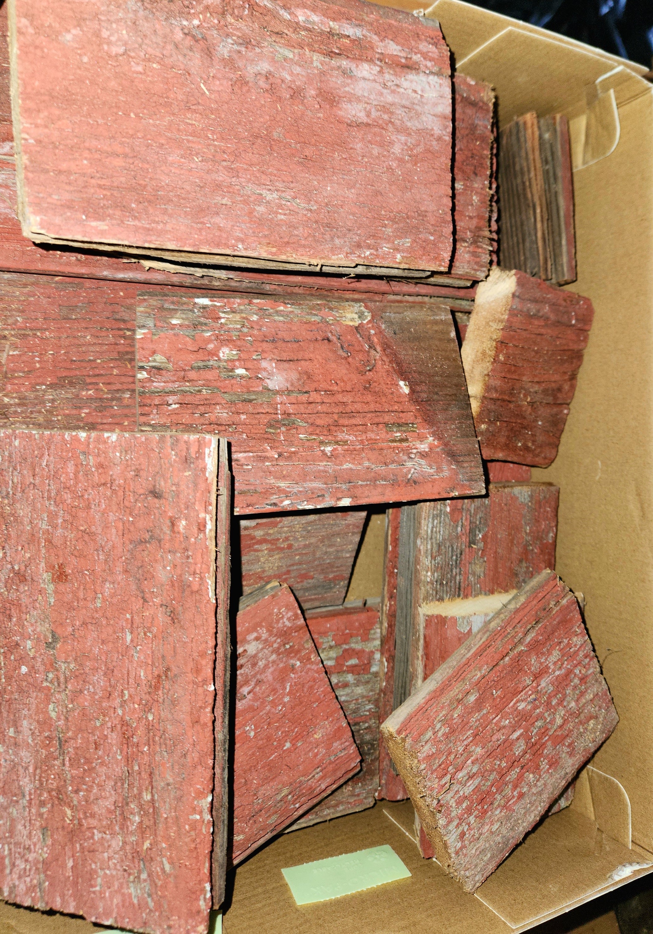 Reclaimed Wood End Cuts & Scraps Box - Etsy