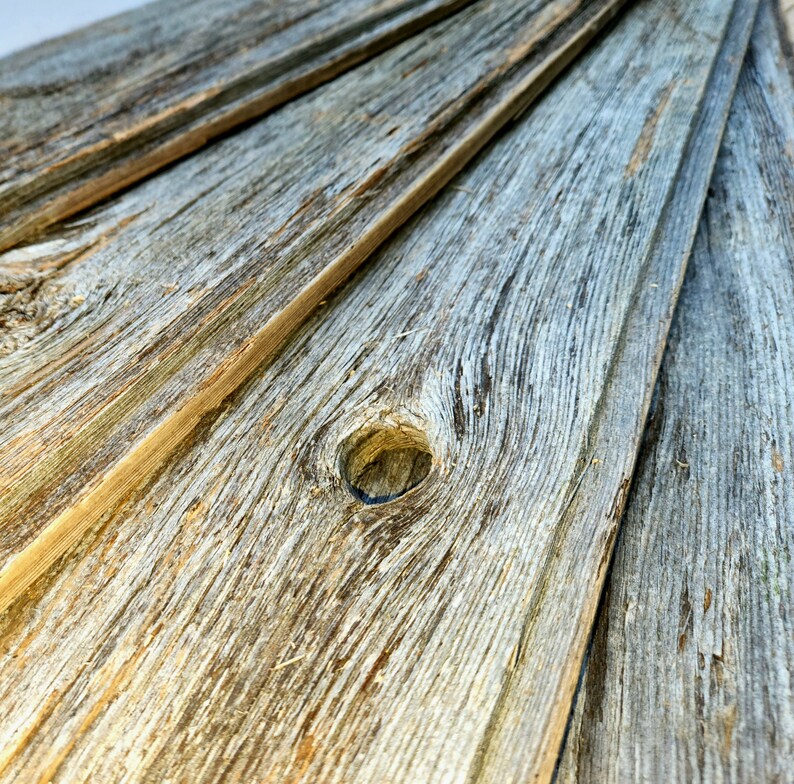 Reclaimed Barn Wood Ship-lap Weathered Rustic Accent Wall Board - Etsy