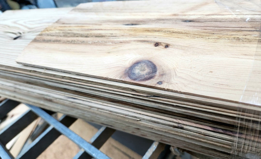 Reclaimed Wood Center Cuts Random Thin 6 Wide Pieces - Etsy