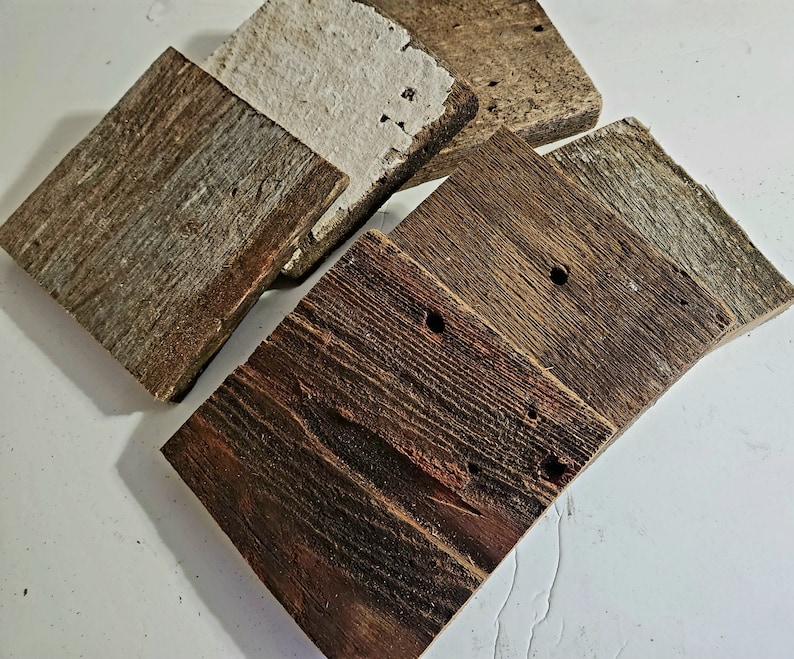 Reclaimed Wood Blocks Barn Wood Tiles Vintage Barnwood - Etsy