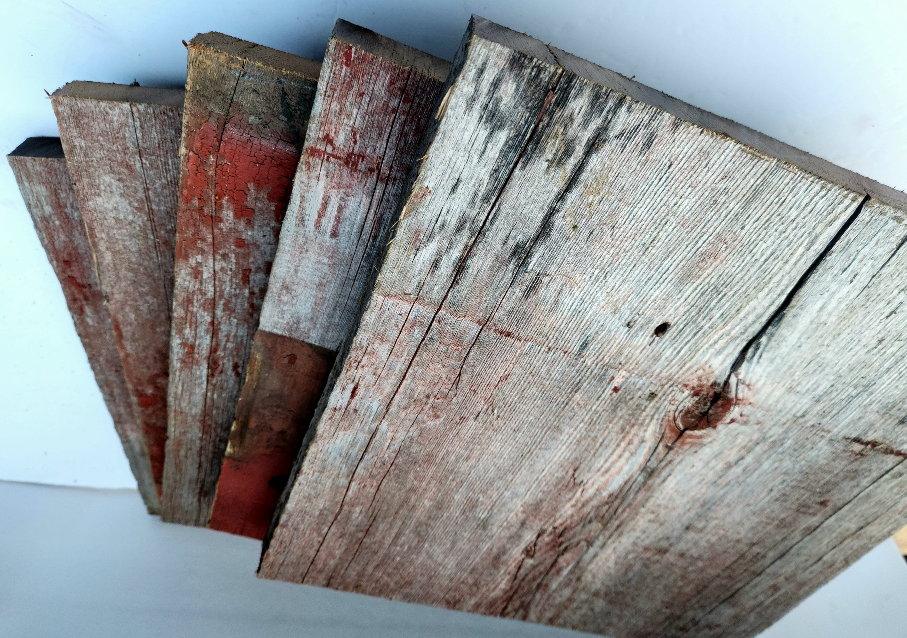 Reclaimed Wood Traditional Barnwood Boards 5 Pieces 12"x12" - Etsy