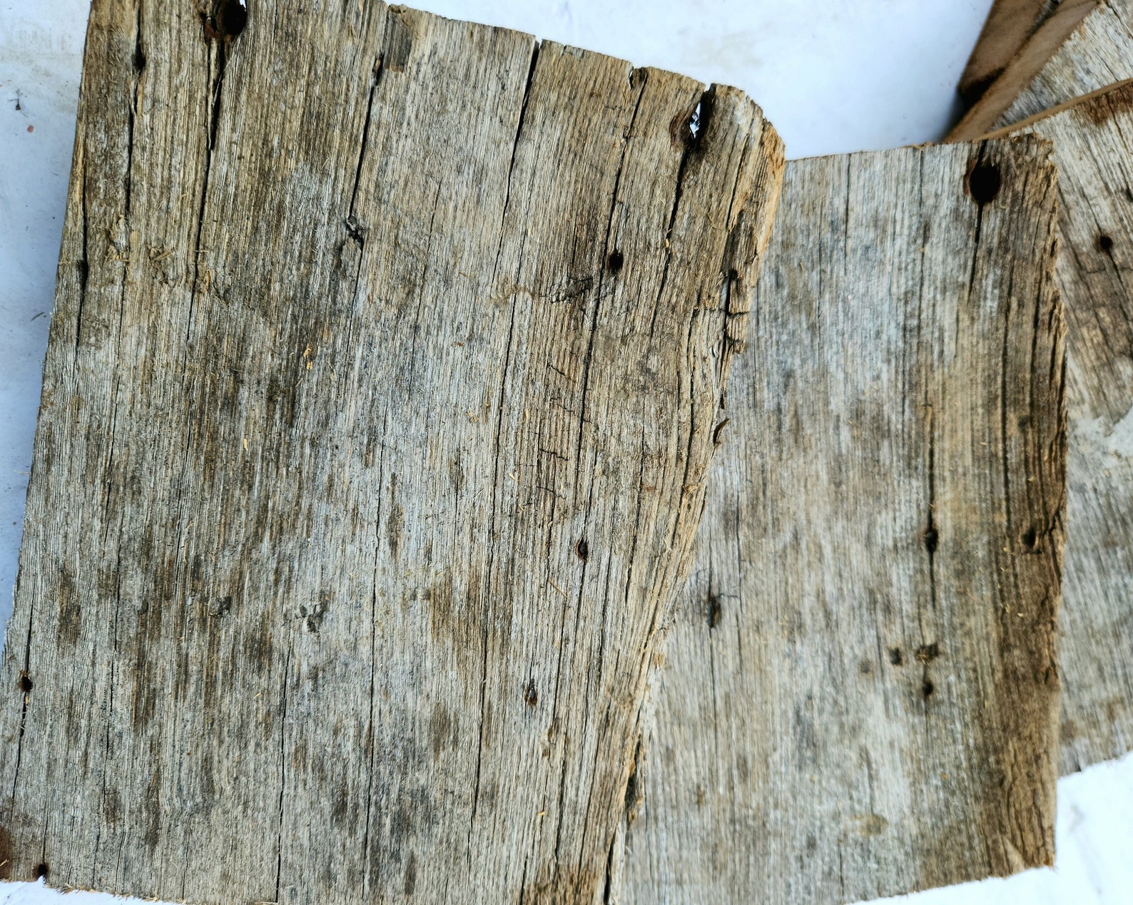 Reclaimed Wood Board 5 Pack Weathered Barnwood 12"x12" - Etsy