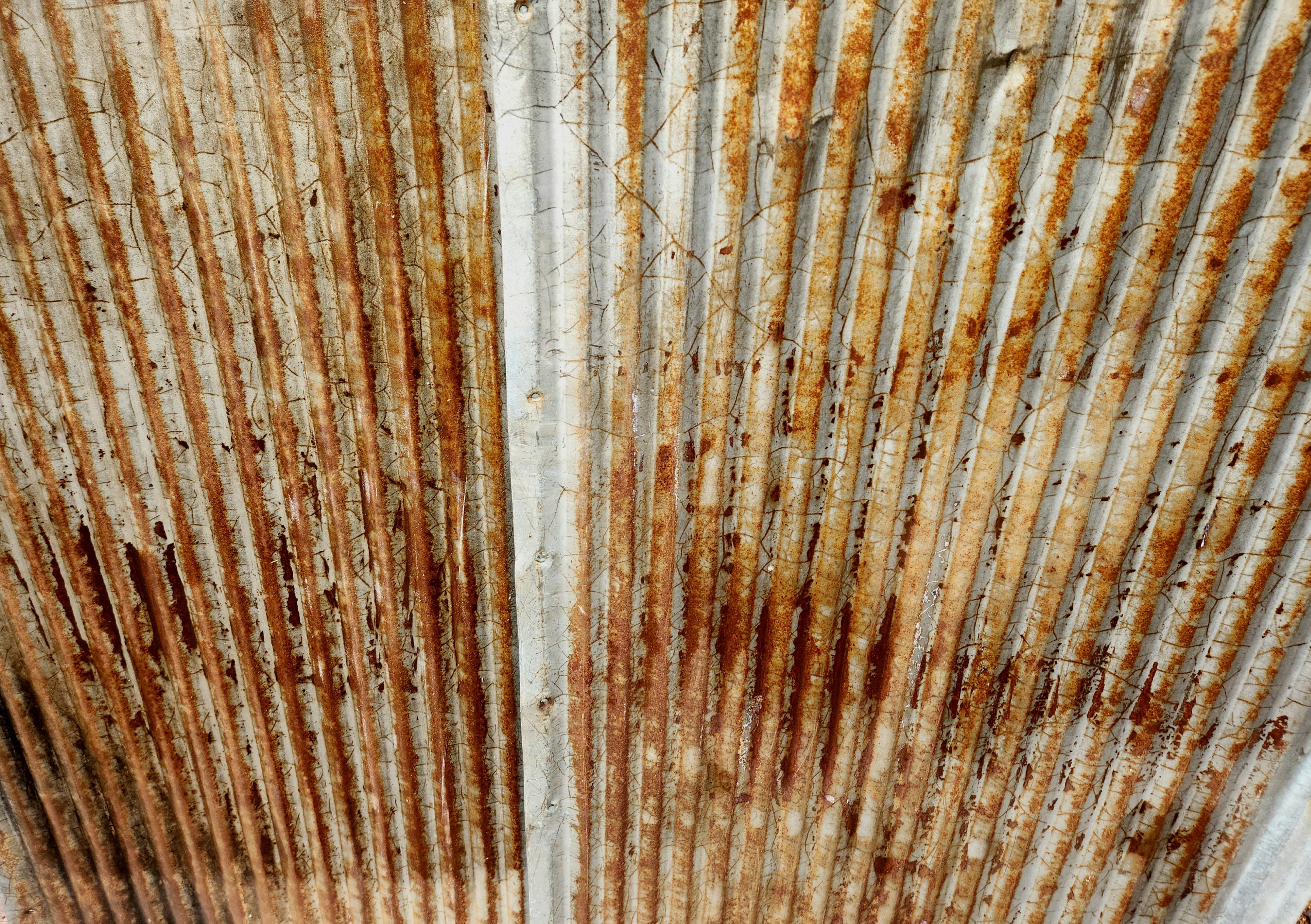 Reclaimed Corrugated Metal Old Battered Rusty Corrugated Iron Roofing