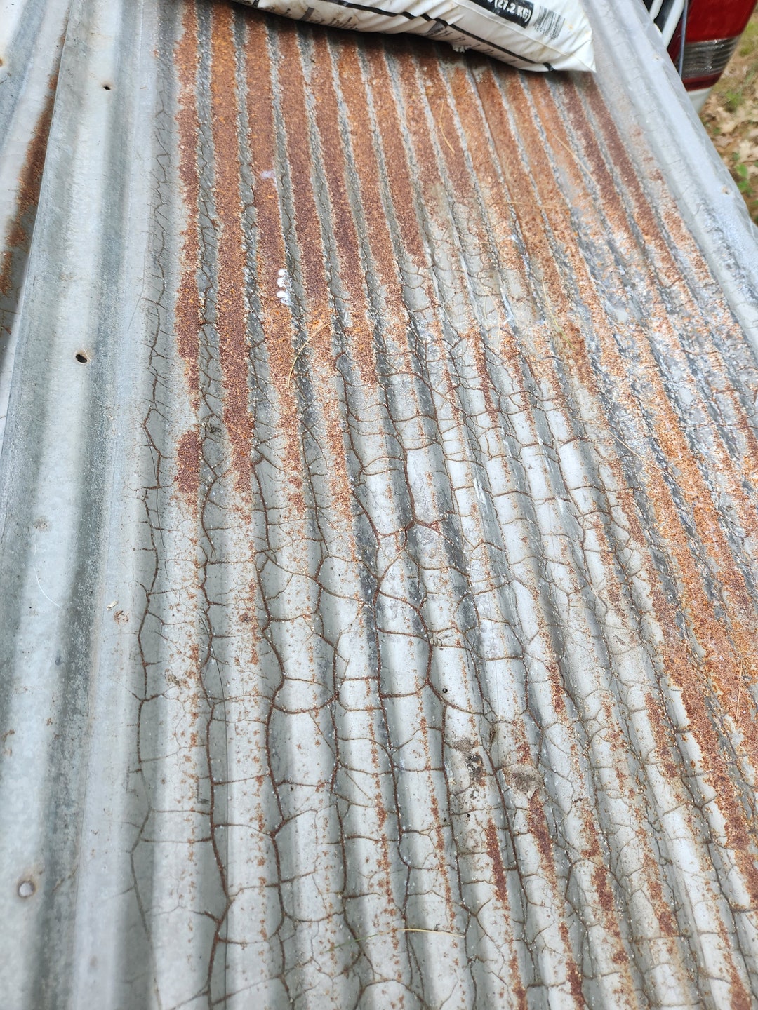 Rusty Corrugated Tin Salvaged Metal Barn Roof Vintage Patina - Etsy