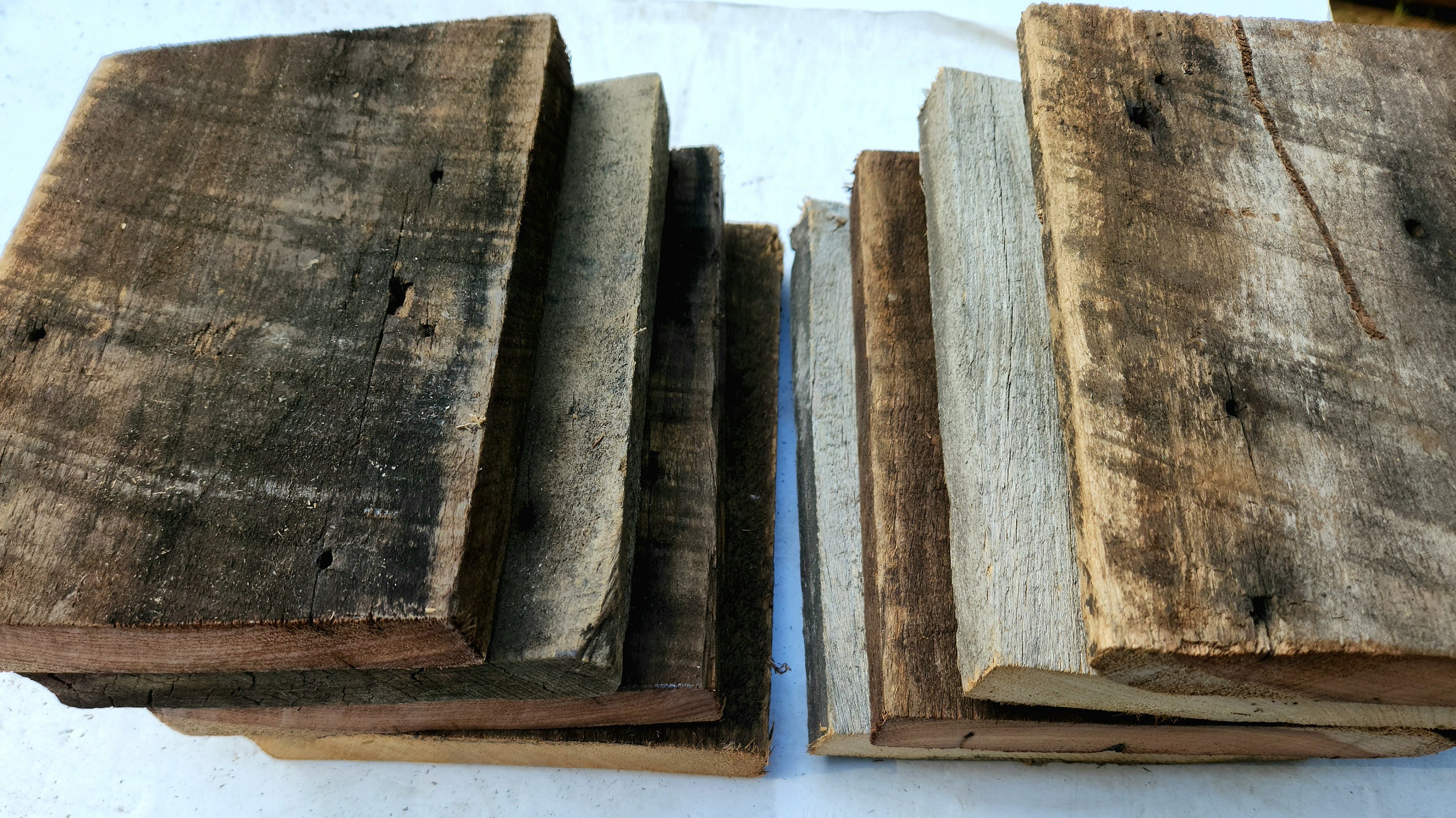 Reclaimed Wood Barn Boards 6x 8 Pieces - Etsy