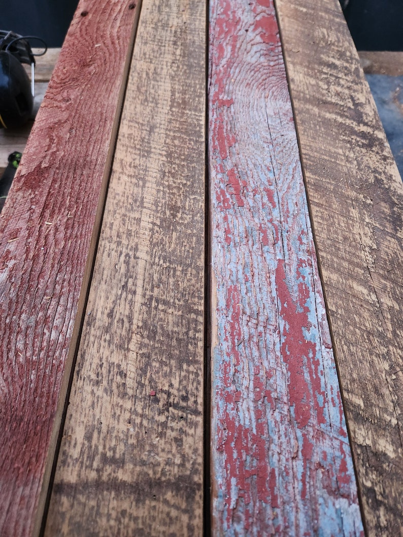 Reclaimed Barn Wood 50 Sq/ft. Faded Red & Natural Brown/gray Boards ...