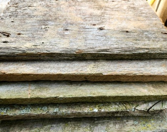 Barnwood Reclaimed Boards 2 Long, 4 Wide, 1/2 Thick Weathered Gray ...