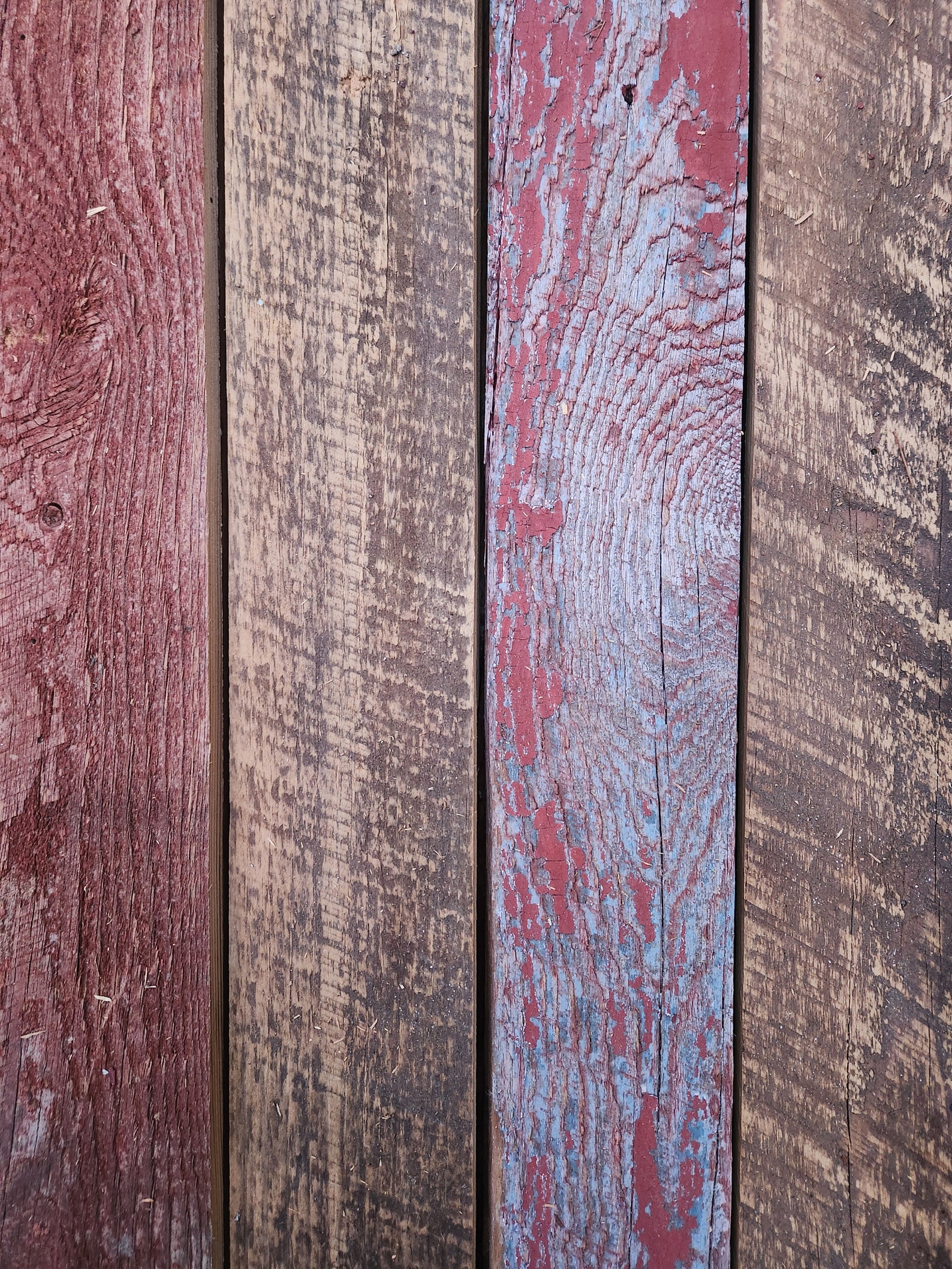 Reclaimed Barn Wood 50 Sq/ft. Faded Red & Natural Brown/gray Boards ...