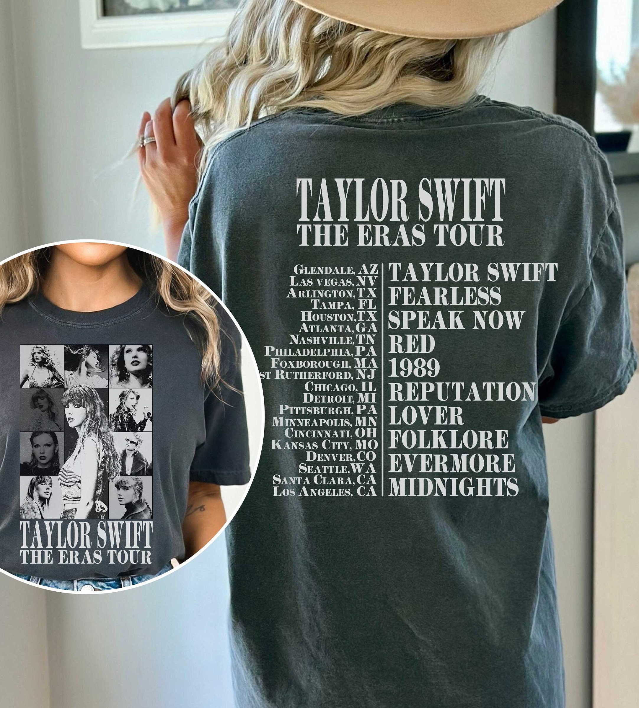 TS Eras Tour Merch, Vintage Retro The Eras Tour 2023 Shirt