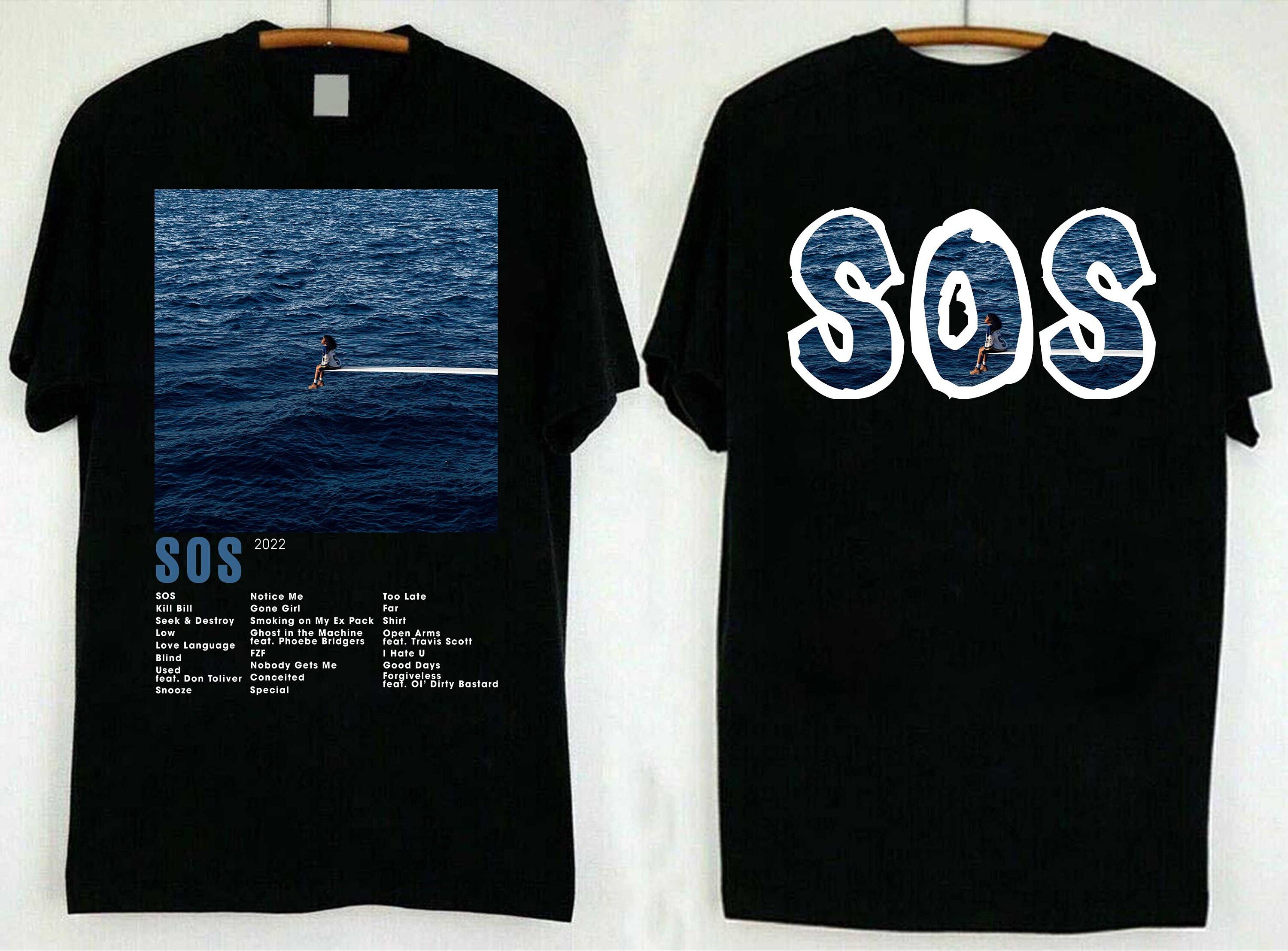 Comfort Colors 2-Sided SZA SOS Tracklist Shirt sold by Gabriel Cruz ...