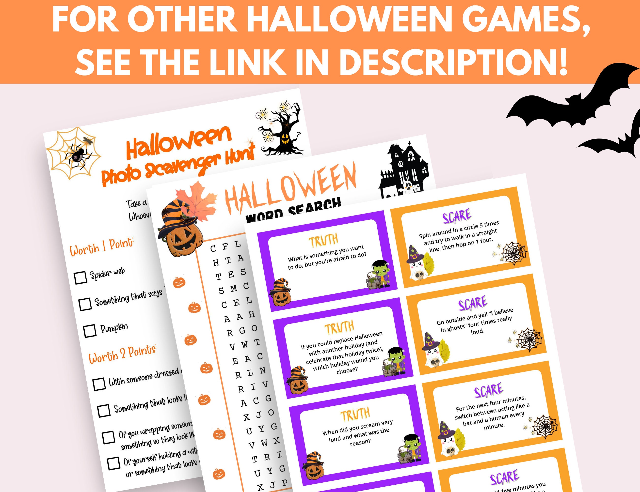 Halloween Would You Rather Printable- This or That - Game Printable ...