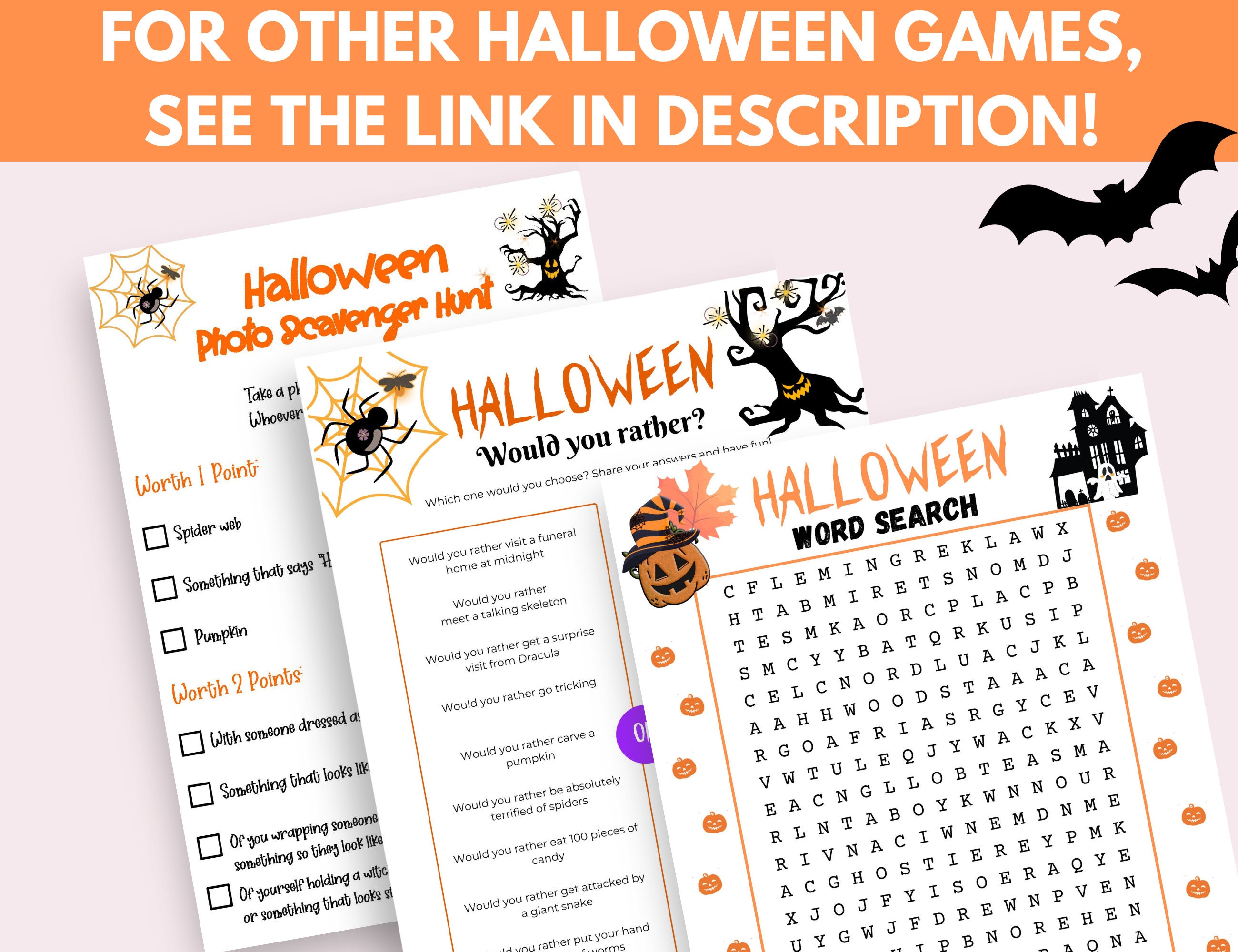 Truth or Dare Game- Truth or Scare Game- Halloween Party Games for Kids ...