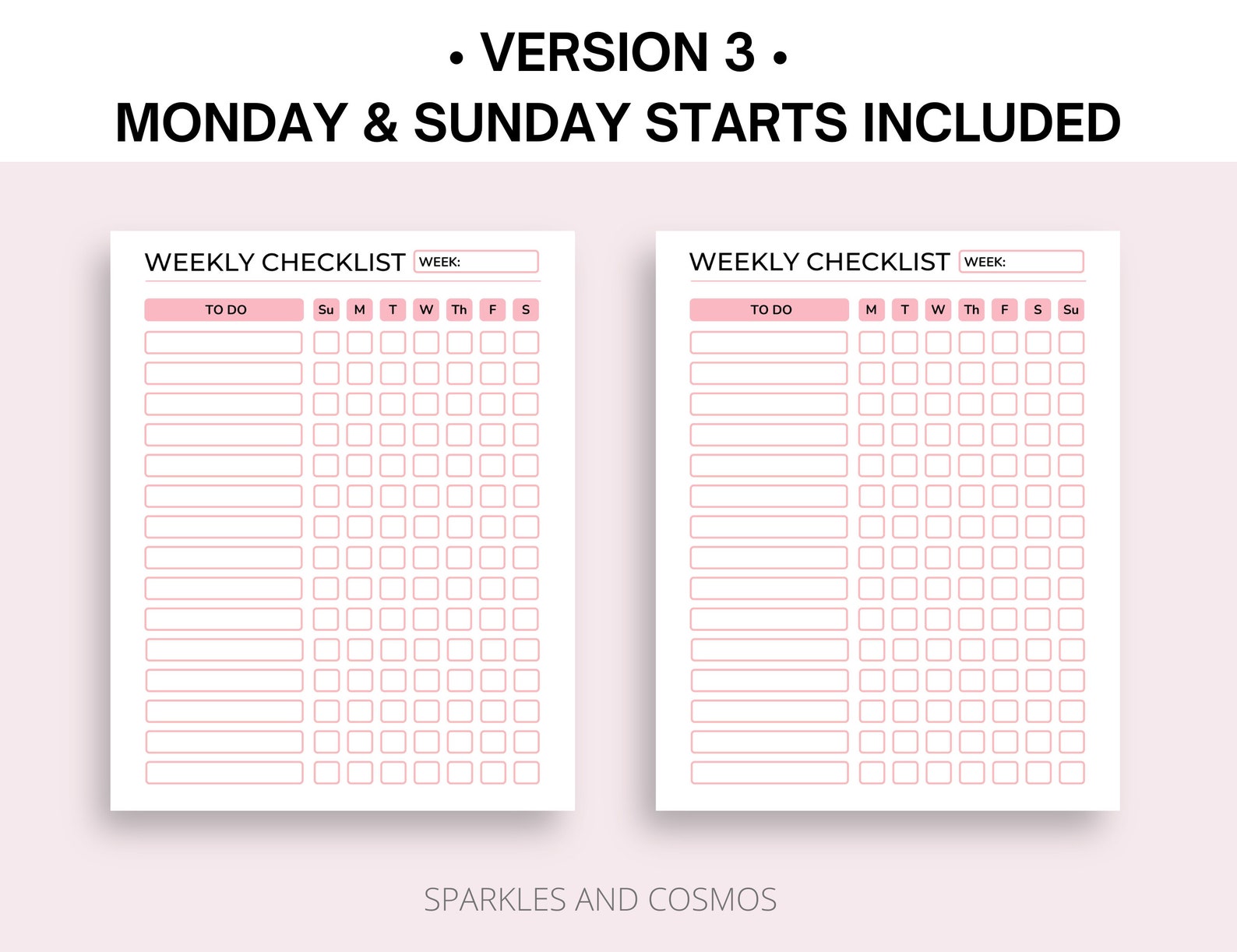 To Do List Printable Weekly, to Do List Notebook, Checklist Printable ...