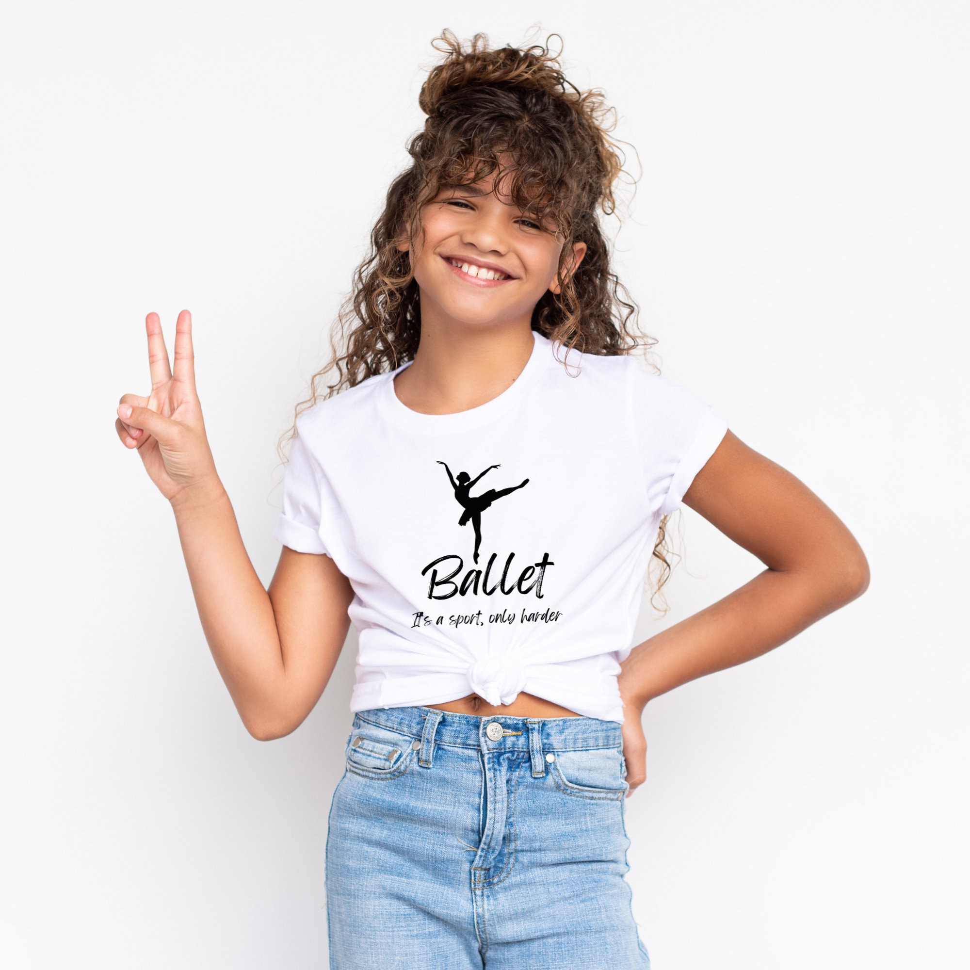 Youth Ballet Dance Shirt, Ballerina Dancer Gift, Ballerina Shirt ...
