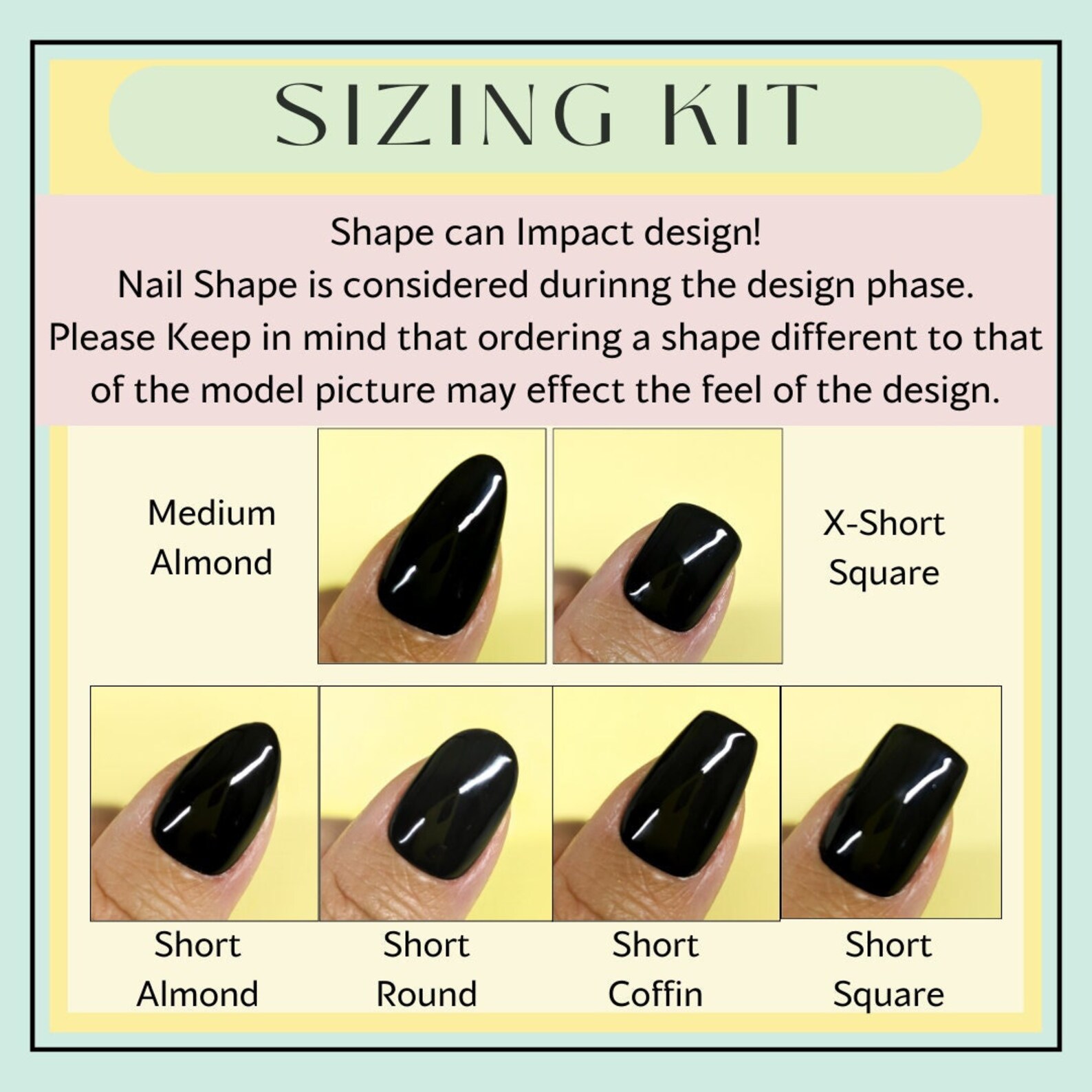 Press on Nails Sizing Kit Press Ons Sizing Kit for Nails Presson Nails ...