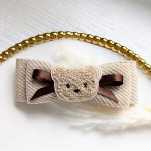 Hair Clip Cute Accessories for Kids Teddy Bear Décor for Girls Hair ...