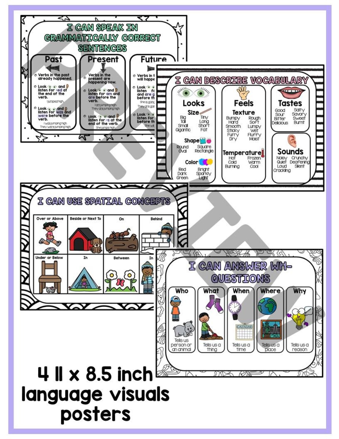 Speech Therapy Room Decor | Groovy Retro Pastels - Etsy