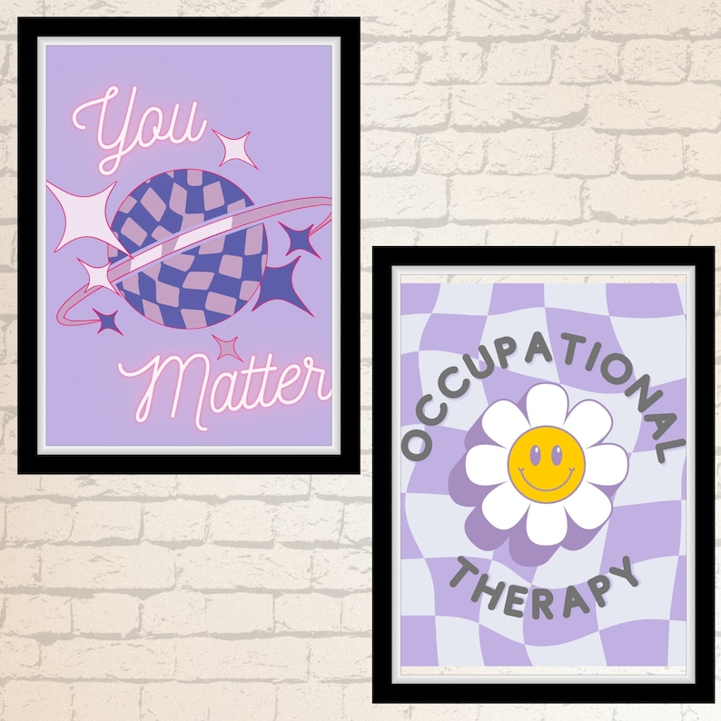 Occupational Therapy Room Posters Girly Wall Decor - Etsy