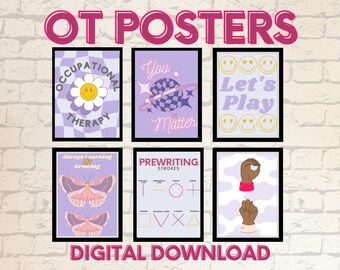 Speech Therapy Room Posters Girly Wall Decor - Etsy