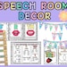 Speech Therapy Room Decor | Groovy Retro Pastels - Etsy