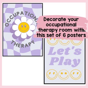 Occupational Therapy Room Posters | Girly Wall Decor - Etsy