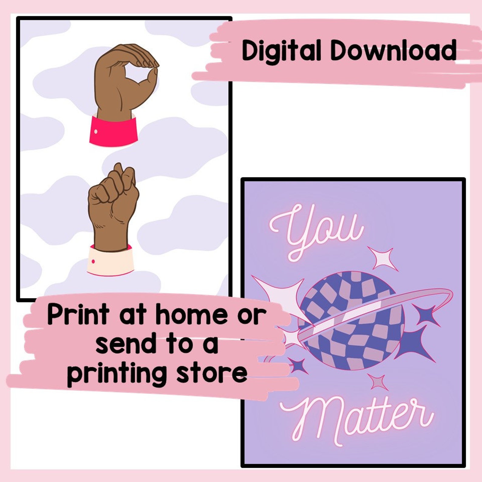 Occupational Therapy Room Posters | Girly Wall Decor - Etsy