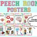 Domains of Speech Language Pathology Posters - Glitter Varsity Patch ...