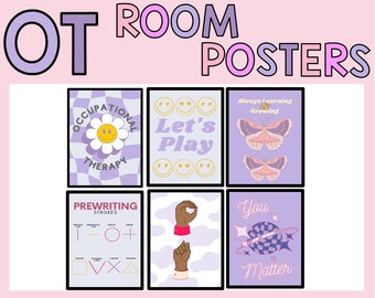 Speech Therapy Room Posters Girly Wall Decor - Etsy
