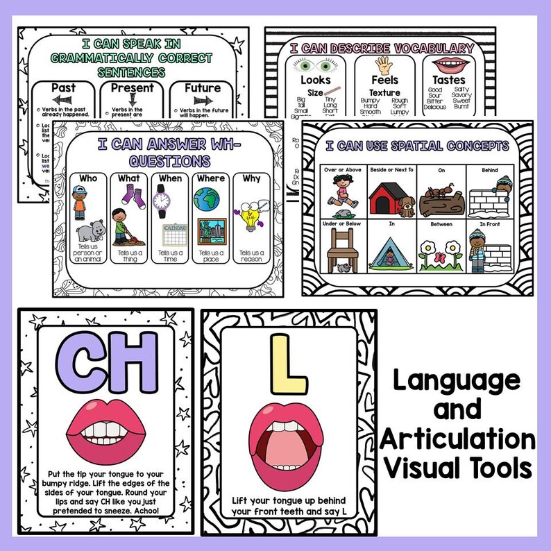 Speech Therapy Room Decor | Groovy Retro Pastels - Etsy