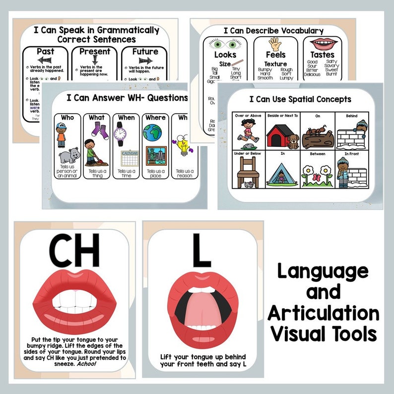 Speech Therapy Room Decor / Bulletin Board Decorations Muted Boho ...