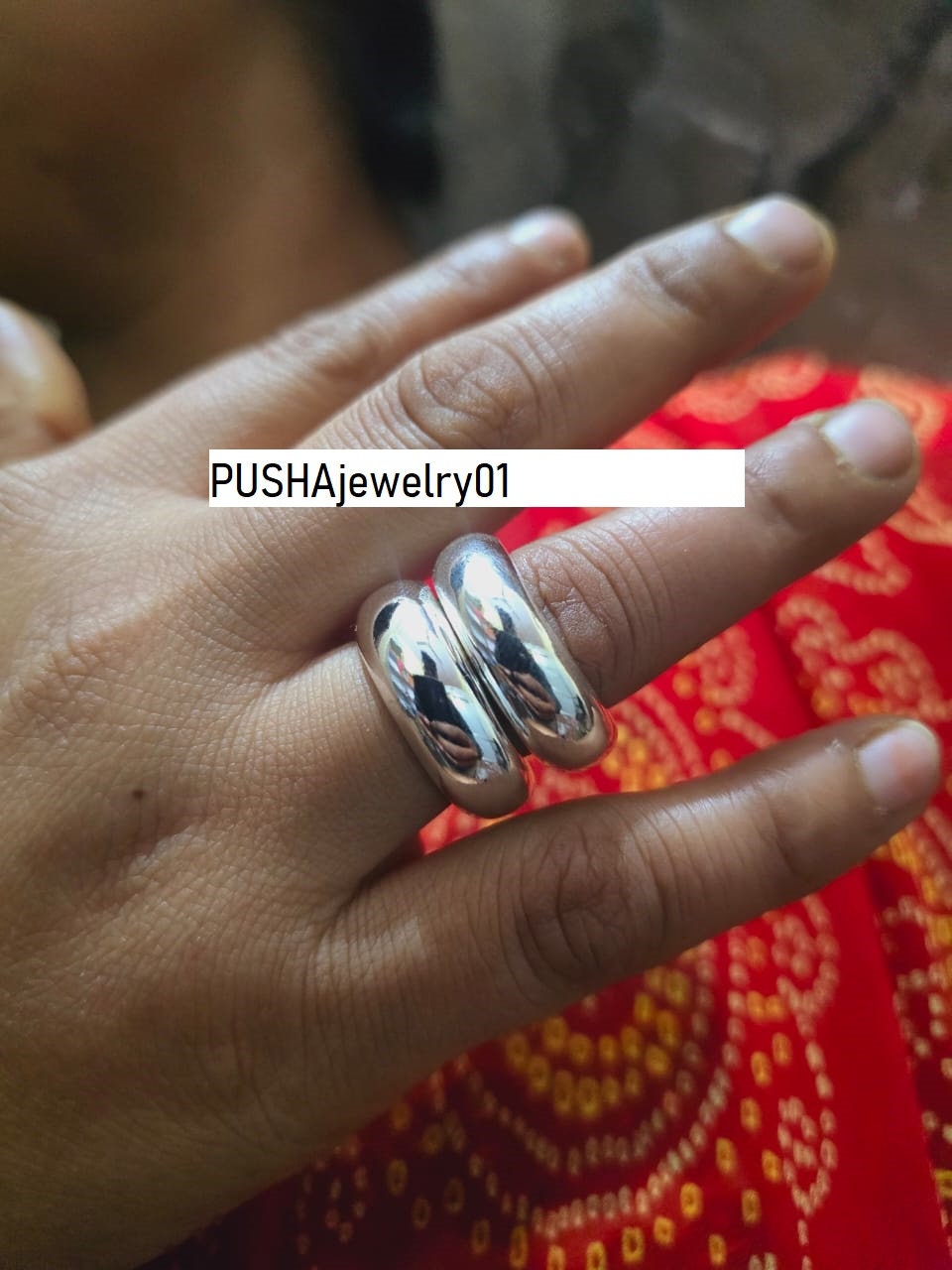 2er Set Statement Ringe, Modernes Design Dome Ring, Dome Ring, Chunky ...