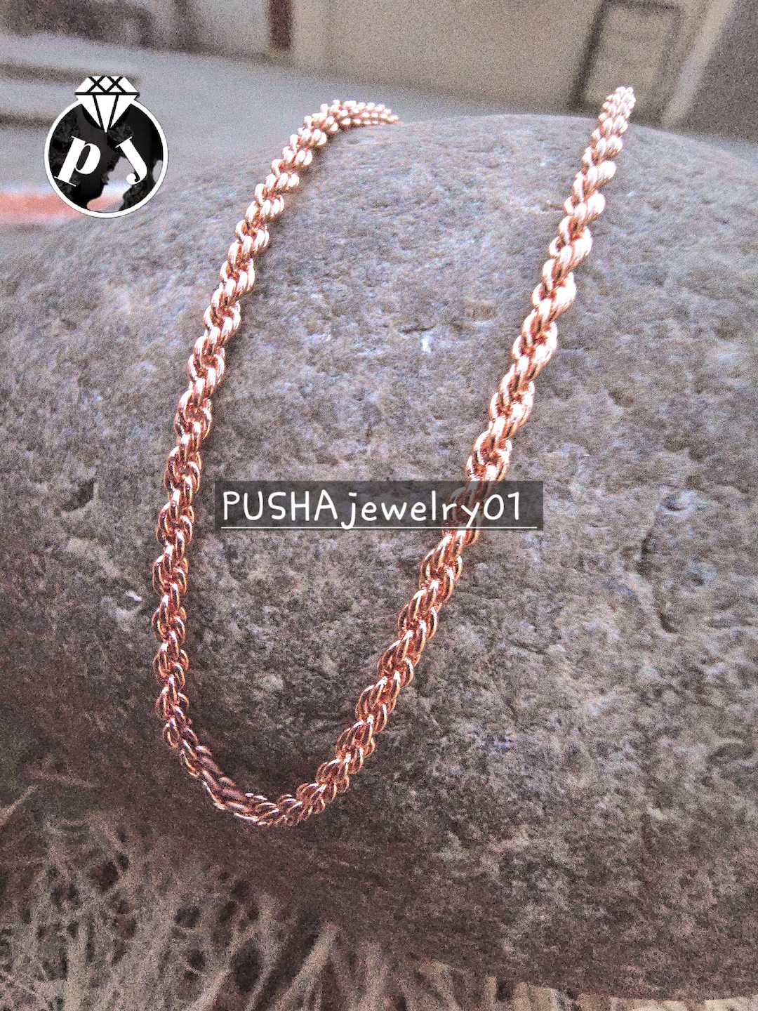 100% Heavy Antiqued Copper Snake Chain Necklace Handmade Pure Copper ...