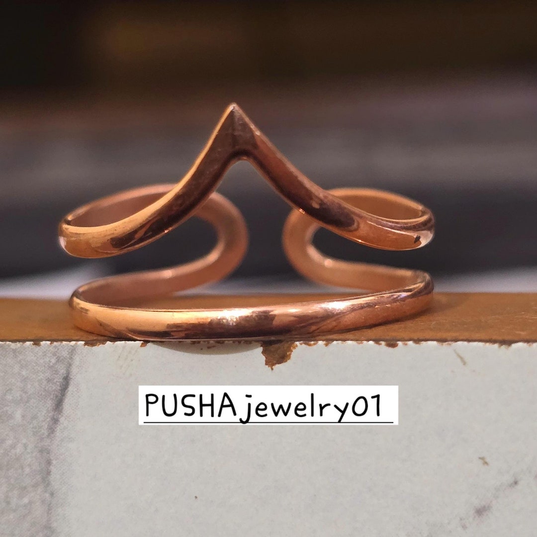 Handmade Pure Copper Ring - Arthritis Splint Ring - Etsy