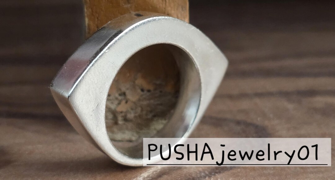 Handmade Chunky Dome Ring, 925 Sterling Silver Wide Band - Etsy