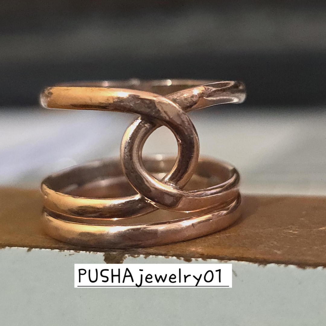 Handmade Copper Knot Ring, Arthritis Jewelry - Etsy