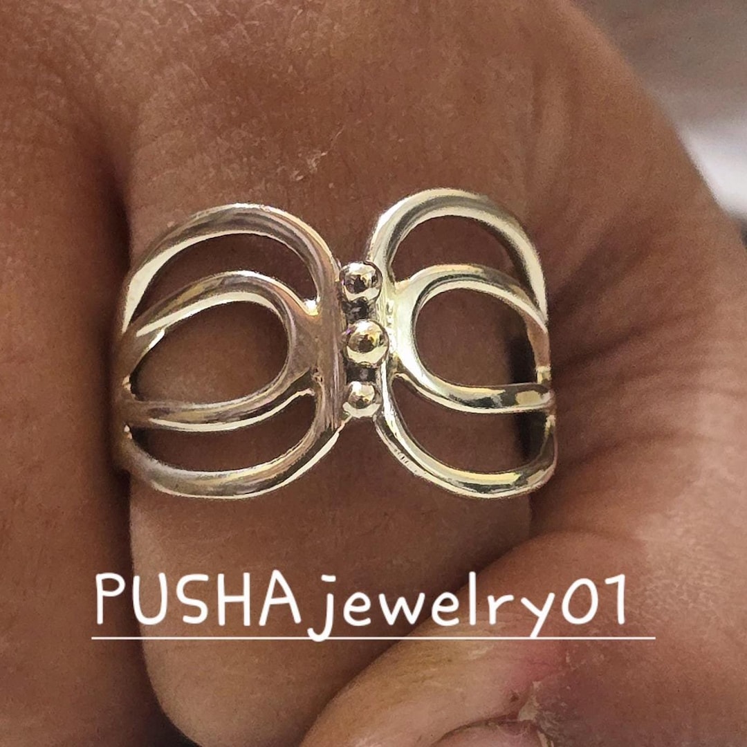 Open Infinity Ring 925 Sterling Silver Designer Unique Style Ring ...