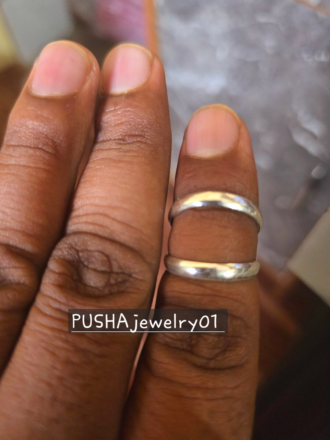 Swan Sterling Silver Splint Ring Adjustable for PIP or DIP Joint Swan ...