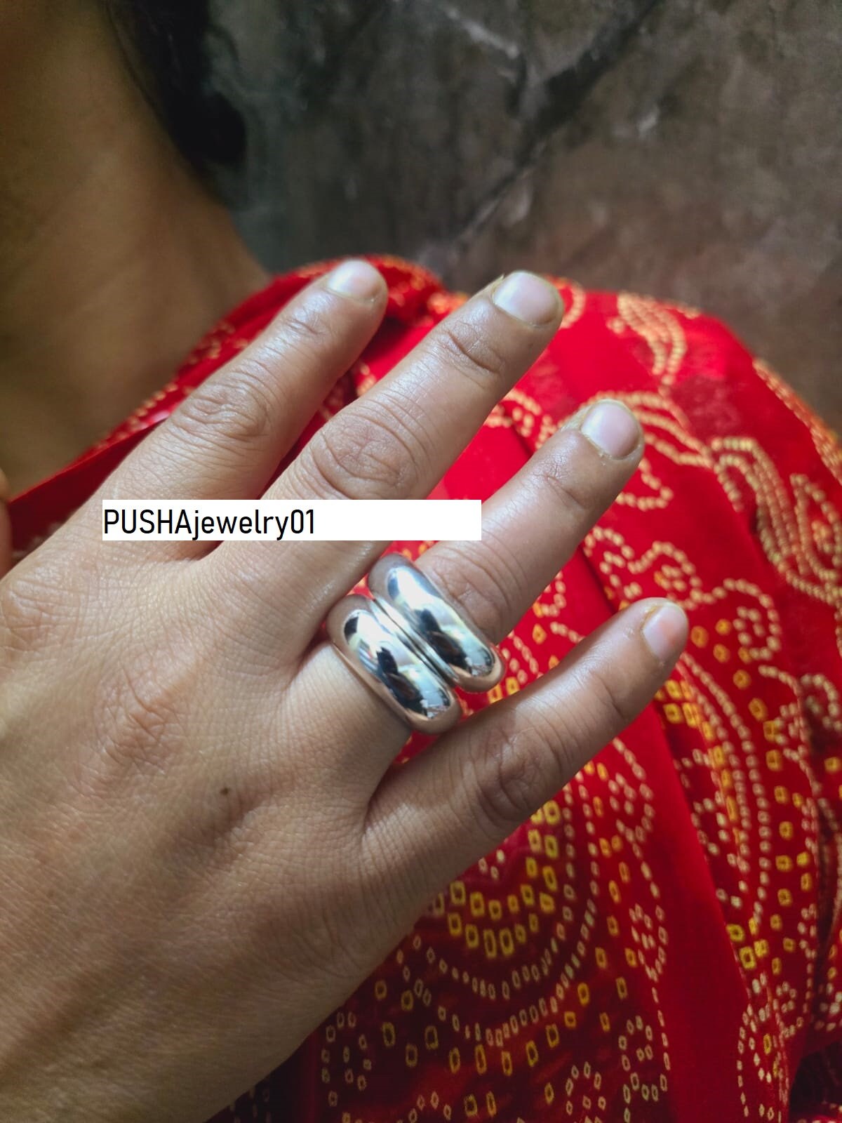 2er Set Statement Ringe, Modernes Design Dome Ring, Dome Ring, Chunky ...